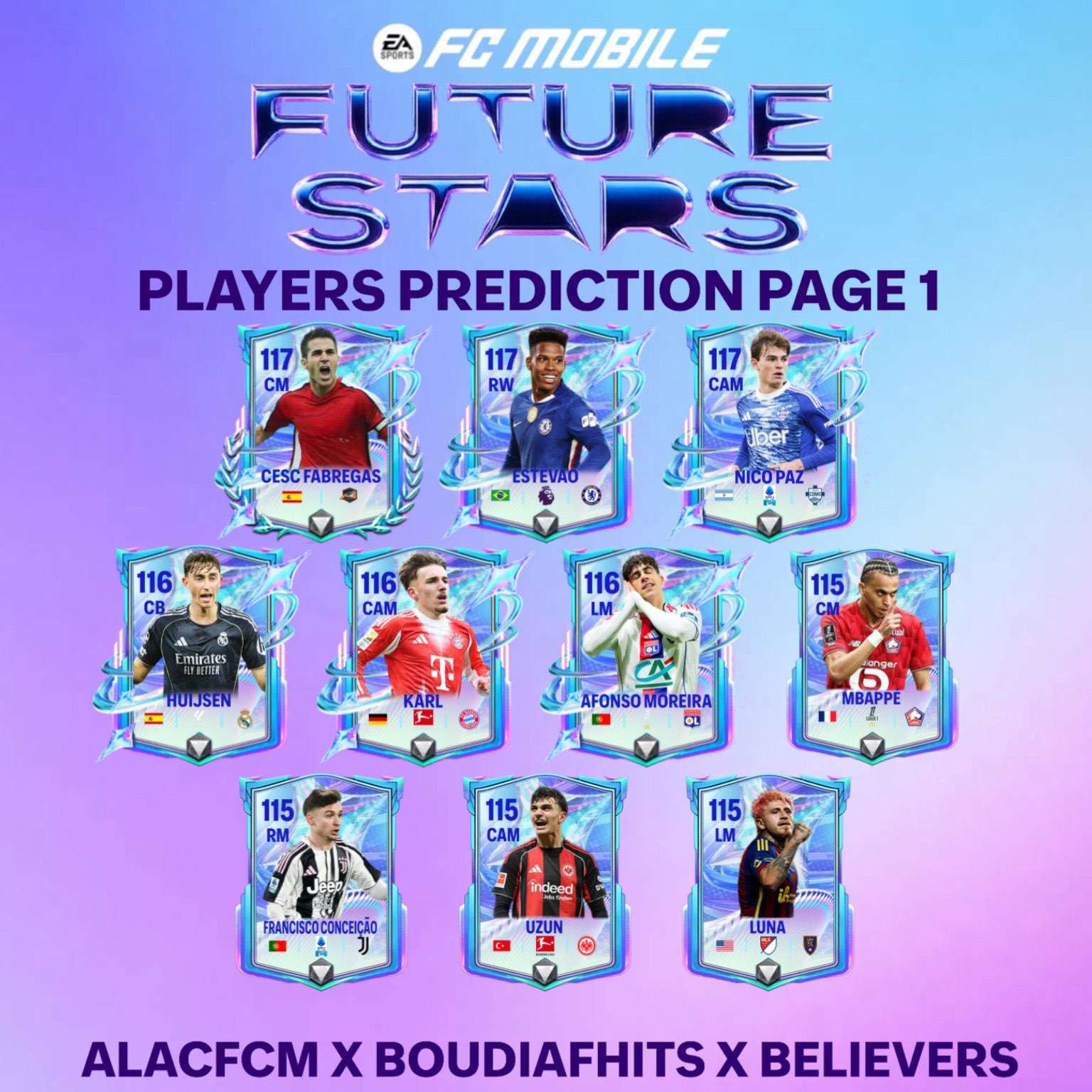 FUTURE STARS PLAYERS REVEALED!? — SEE ALL CONFIRMED PLAYERS — FC MOBILE ...